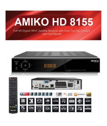 Amiko Rec HD8155 Satellite Receiver Full HD 256MB DDR3 » DC-GAP